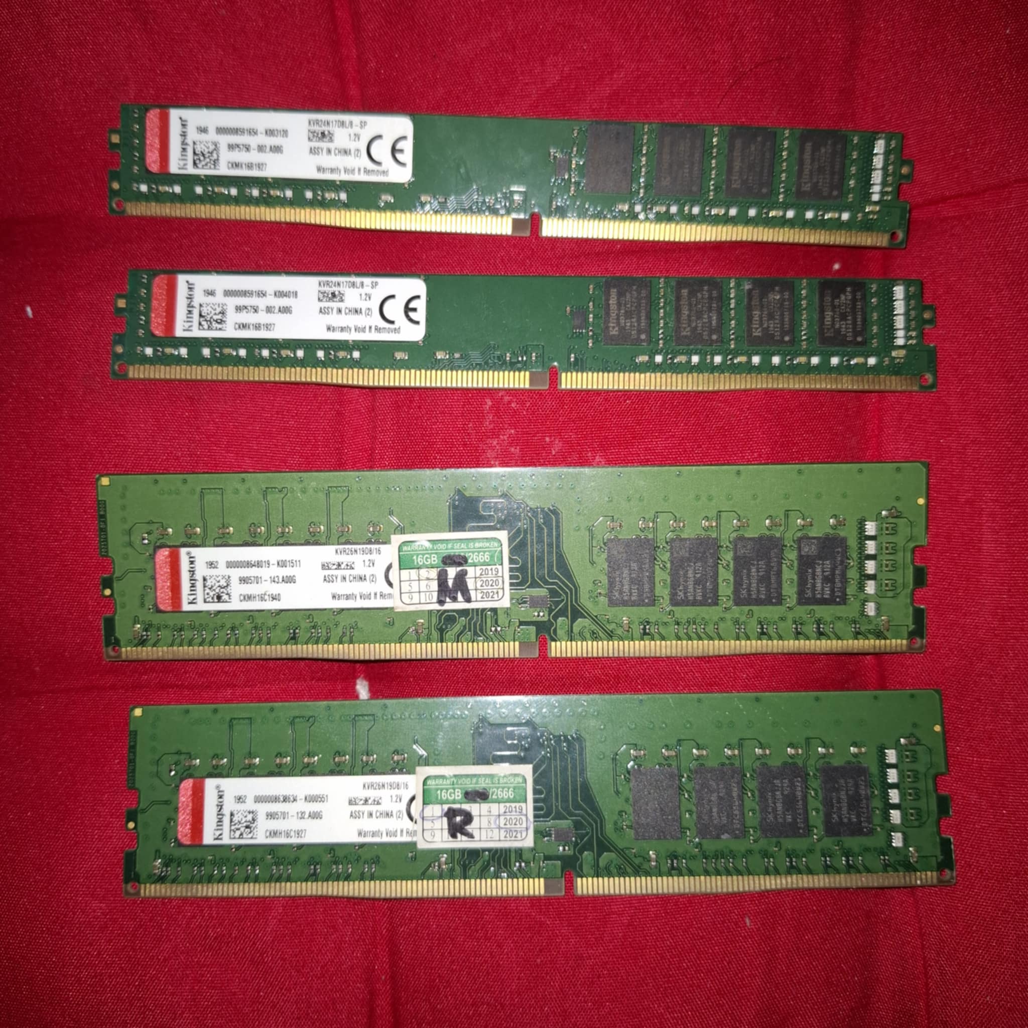 Kingston DDR4 RAM Desktop 8GB / 16GB 2666Mhz Game Memory | Shopee ...