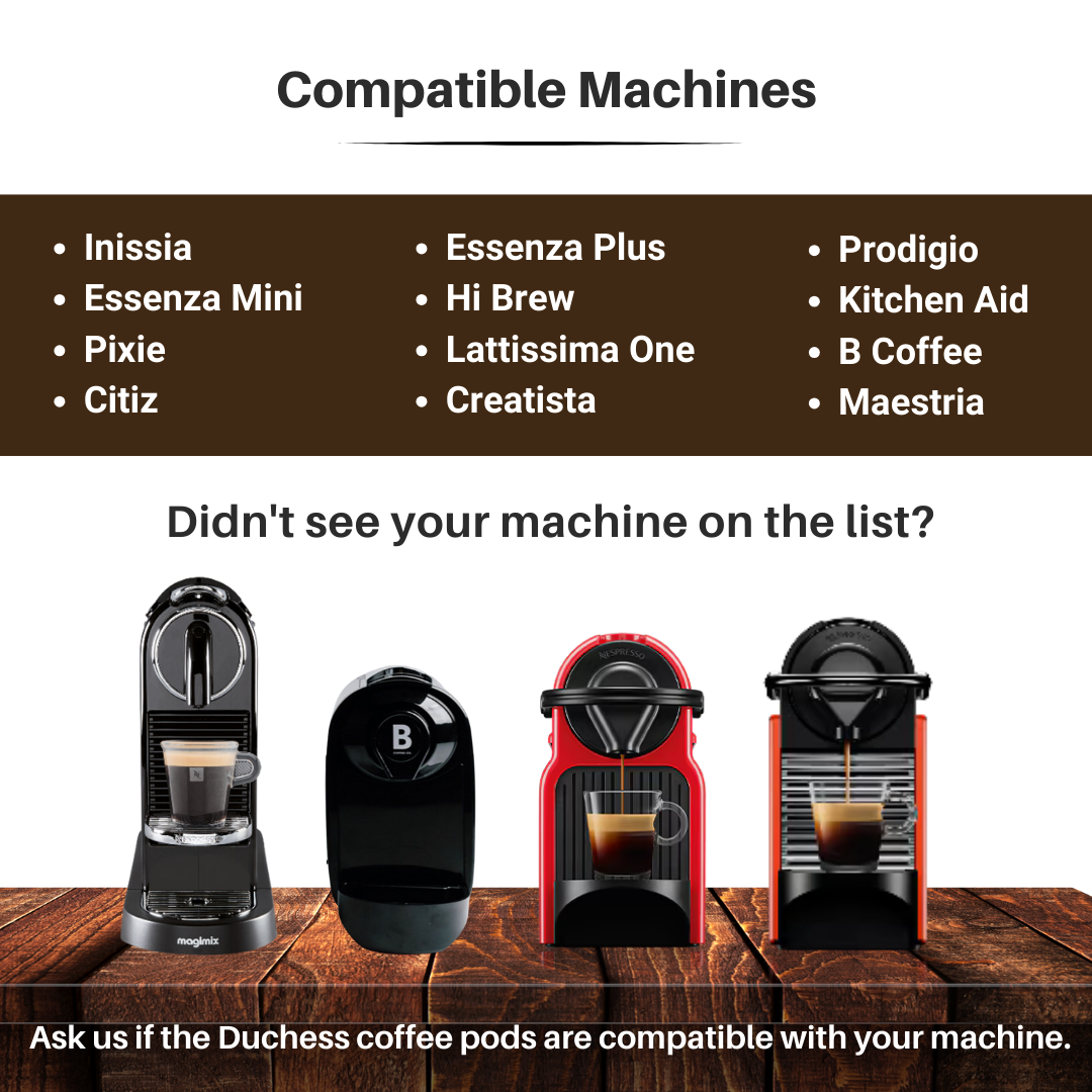 Duchess Coffee Capsule - Maya - Nespresso Compatible Capsules - 10 pods ...