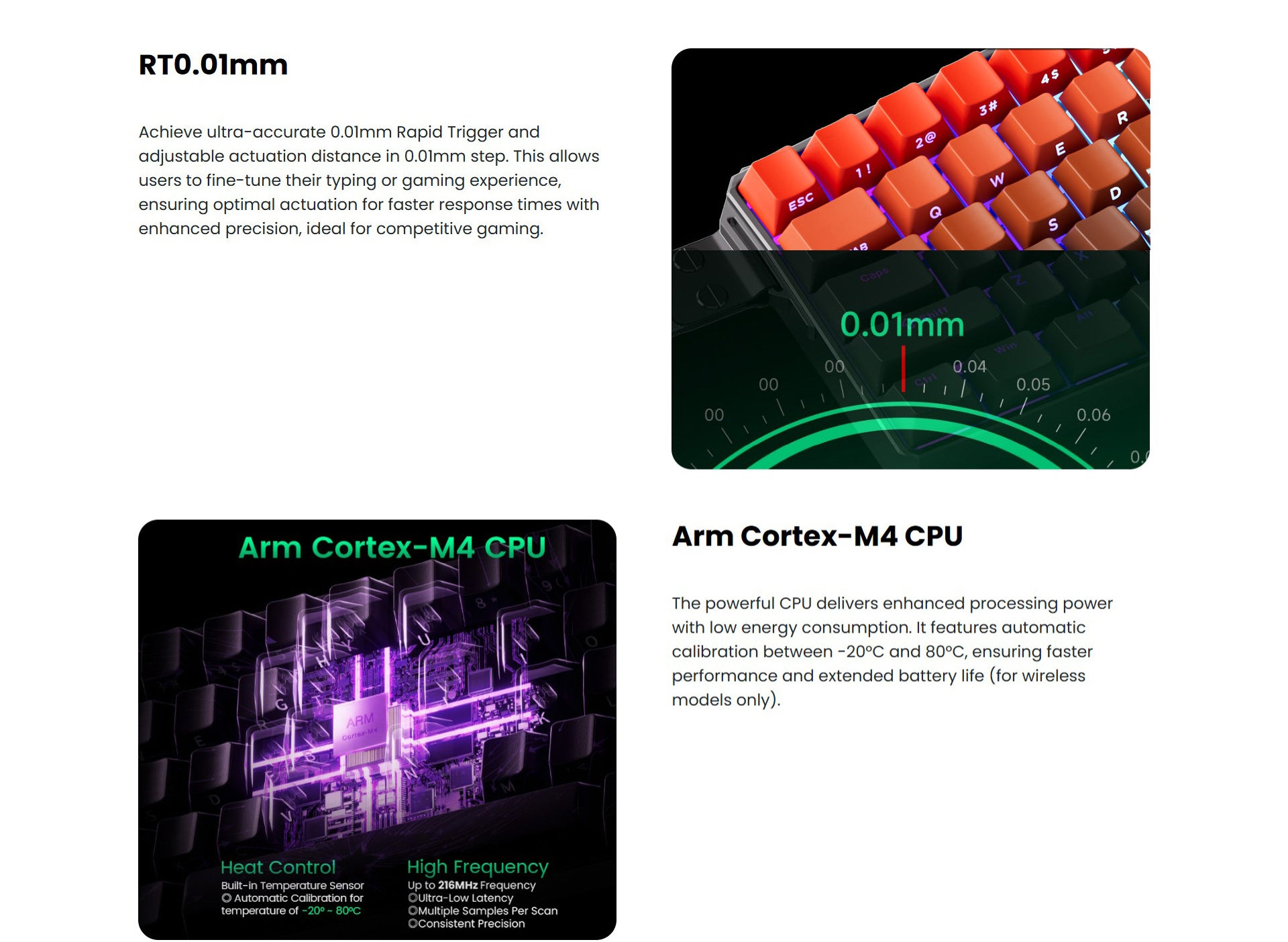 MonsGeek FUN60 Ultra SP Shine-Through Blaze Gradient Wired RGB ...