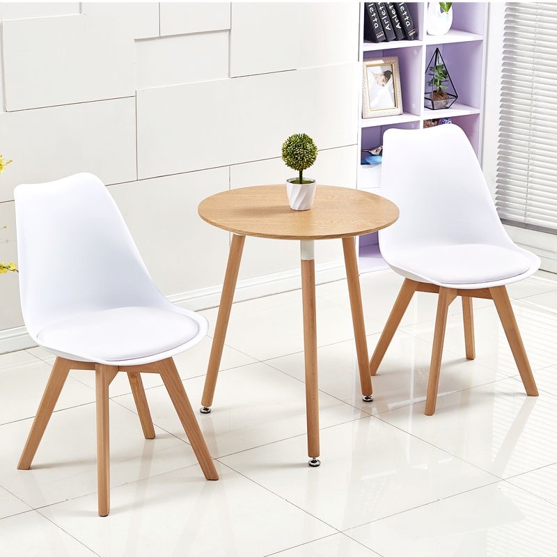 grey/Nordic Study Chair with Cushion Modern Simple Dining Chair ...