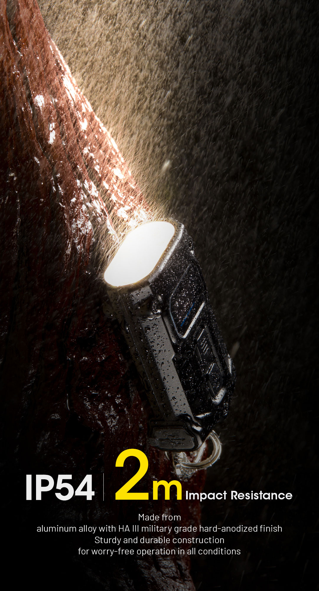 Nitecore Tini3 Keychain Flashlight - 600 Lumens - OLED Display - USB-C ...