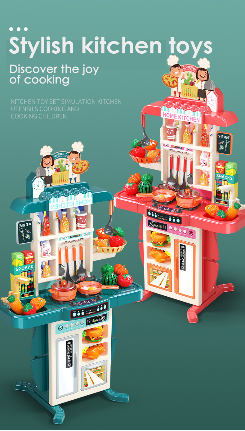 Cooking Set Toy Kitchen Toys for Kids Cooking Set Toys Kitchen Sink Toy ...