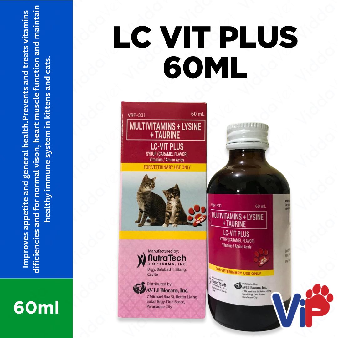 LC Vit Plus for Animals High Quality Multivitamin for Dogs and Cats LC ...