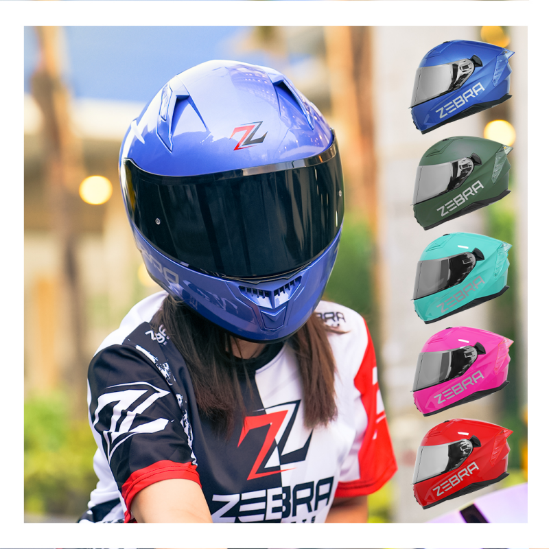 ZEBRA helmet full face motorcycle helmet dual visor for men women free ...