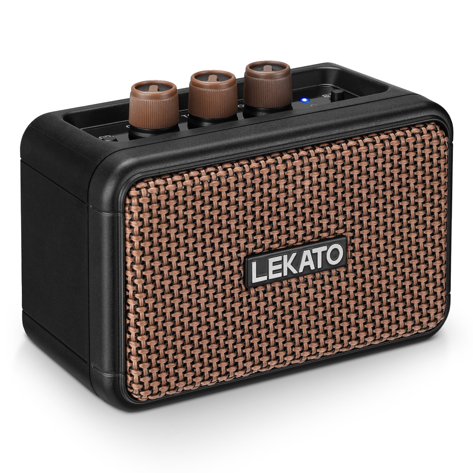 LEKATO AG-04 Guitar Amplifier Mini 5W Electric Guitar Bass Amp Dual ...