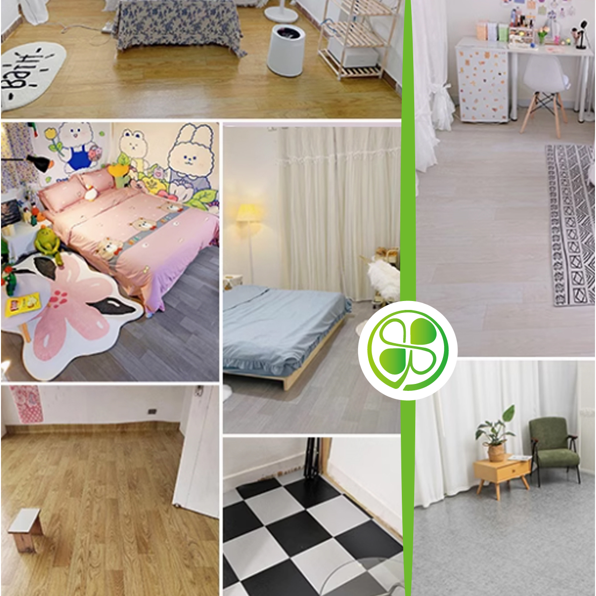 Clover LINOLEUM RUBBERIZED RENOLIUM FLOORMAT FLOORING SOLD PER YARD ...