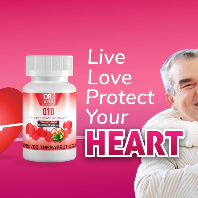 Dr. Vita Q10 with Nattokinase & Vitamin E – Advanced Heart & Cardiovascular Support | Shopee ...