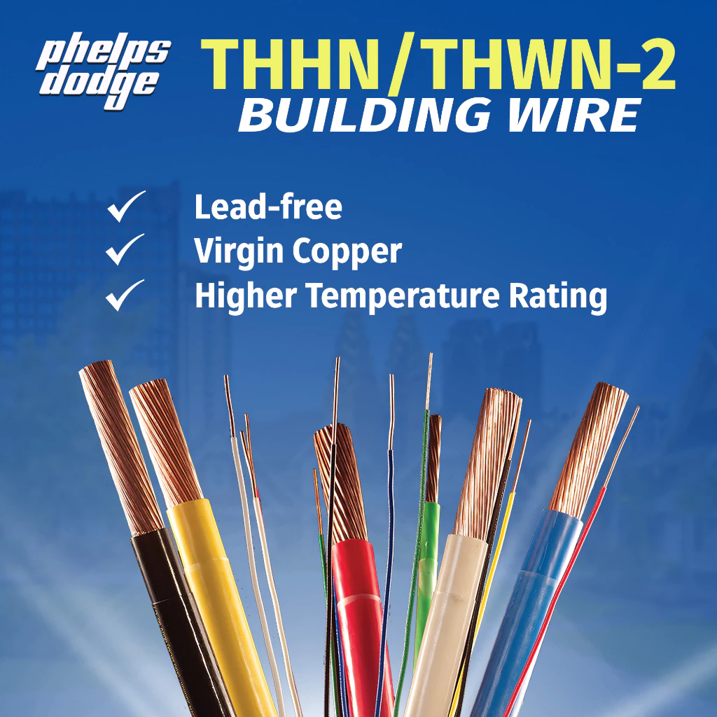 Original Phelps Dodge PD THHN/THWN 14/7, 12/7, 10/7, 8/7 ELECTRICAL ...