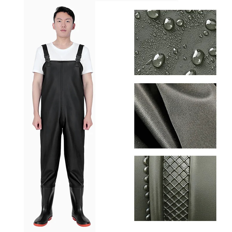 Jumper Boots Heavy Duty Waterproof Overalls Construction Coveralls ...