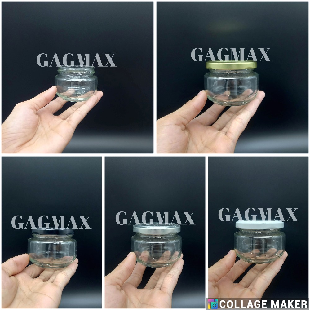 4oz / 120ml M7471 Pimiento Glass Jar (free shrinkable seal) | Shopee ...