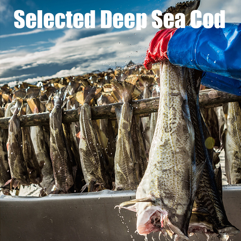 Air Dried Deep Sea Cod Fish Skins Teeth Cleaning for Dogs and Cats ...