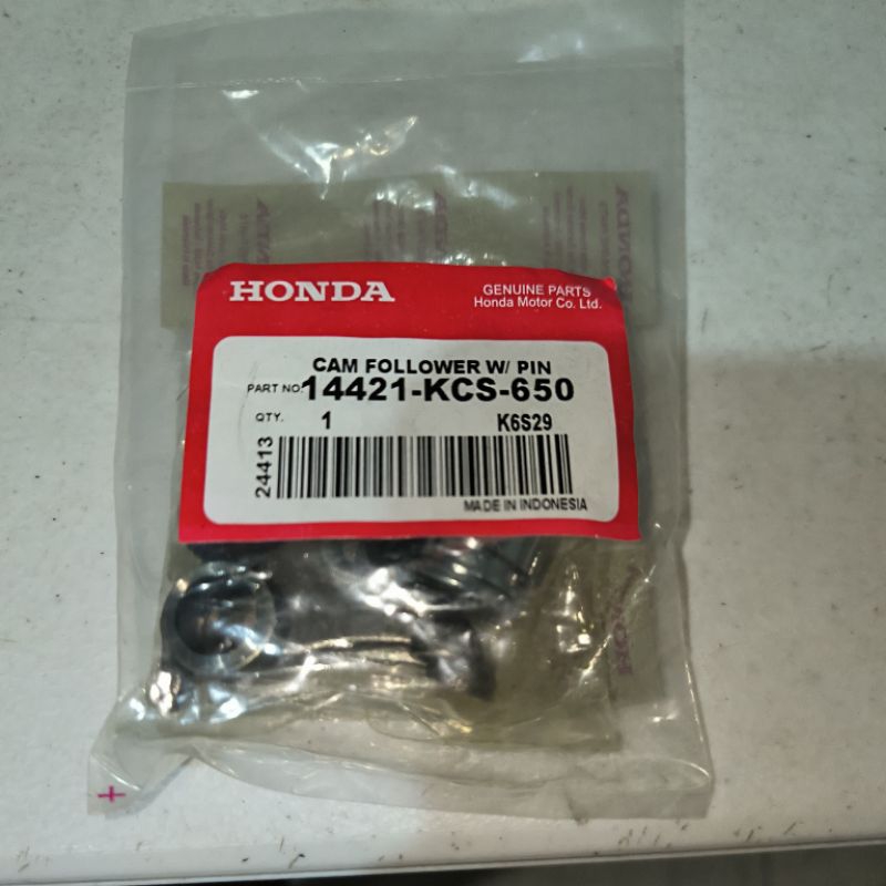 HONDA GENUINE TMX 155 CAM FOLLOWER W/FIN 14421-KCS-650 INDONESIA ...