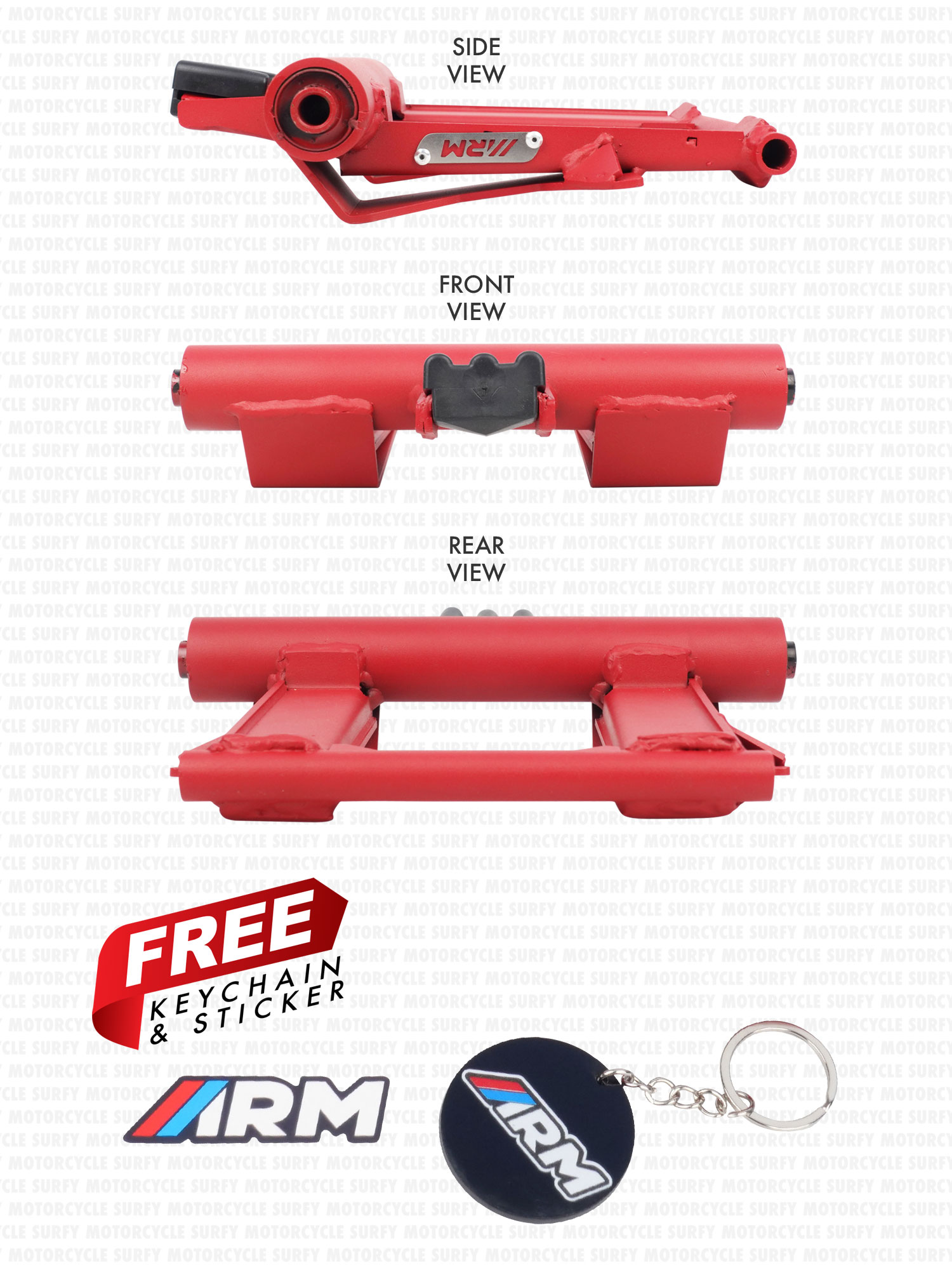 ARM Engine Support Extended 6cm For Honda Click 125i 150i Pure Steel ...