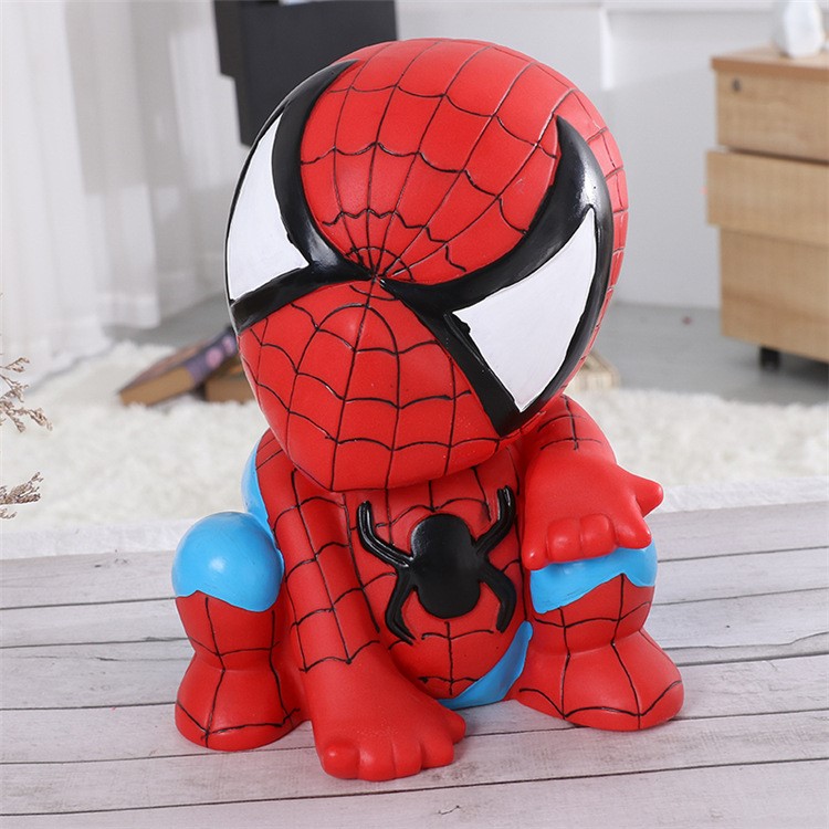SNAP BUY08 DIY coloration white Spider-Man piggy bank material Drop ...