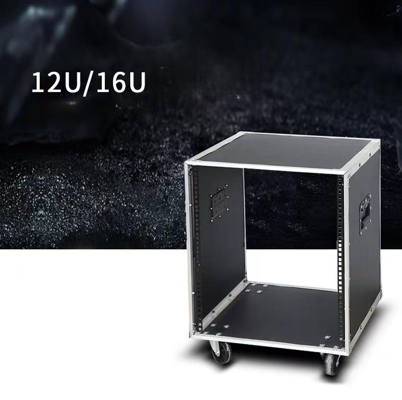 16U Flight Case Power Amplifier Rack Empty Cabinet Touring Case With ...