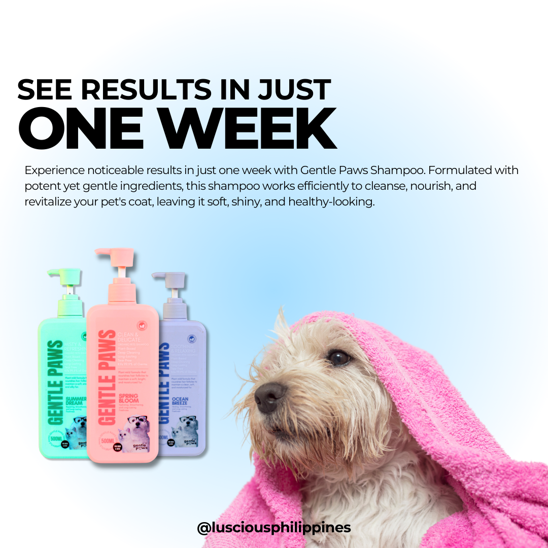 Gentle Paws Anti-Tick & Flea Dog Shampoo and Conditioner 500ml | Shopee ...