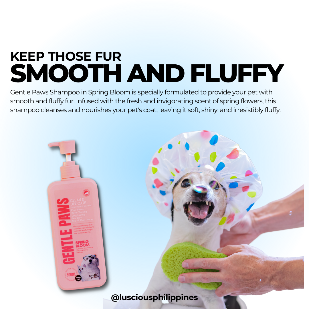 Gentle Paws Organic Pet Shampoo 6 in 1 Anti-tick and Flea Shampoo For ...