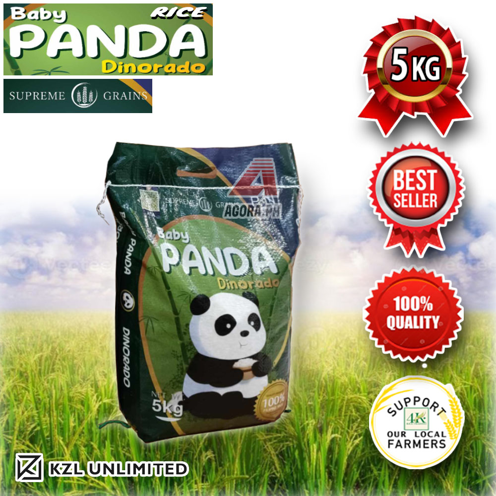 KZLU Baby Panda 5kg Dinorado Rice Supreme Grains Fresh Milled from ...