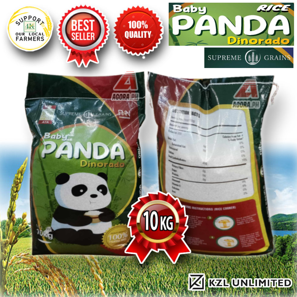 KZLU Baby Panda 10kg Dinorado Rice Supreme Grains Fresh Milled from ...