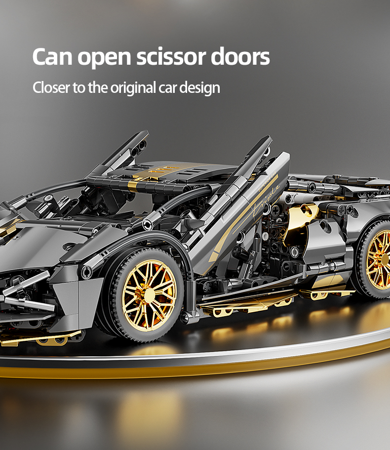 TOYLINX 1:14 Compatible Building Blocks Racing Car Bricks Toys Big Size ...