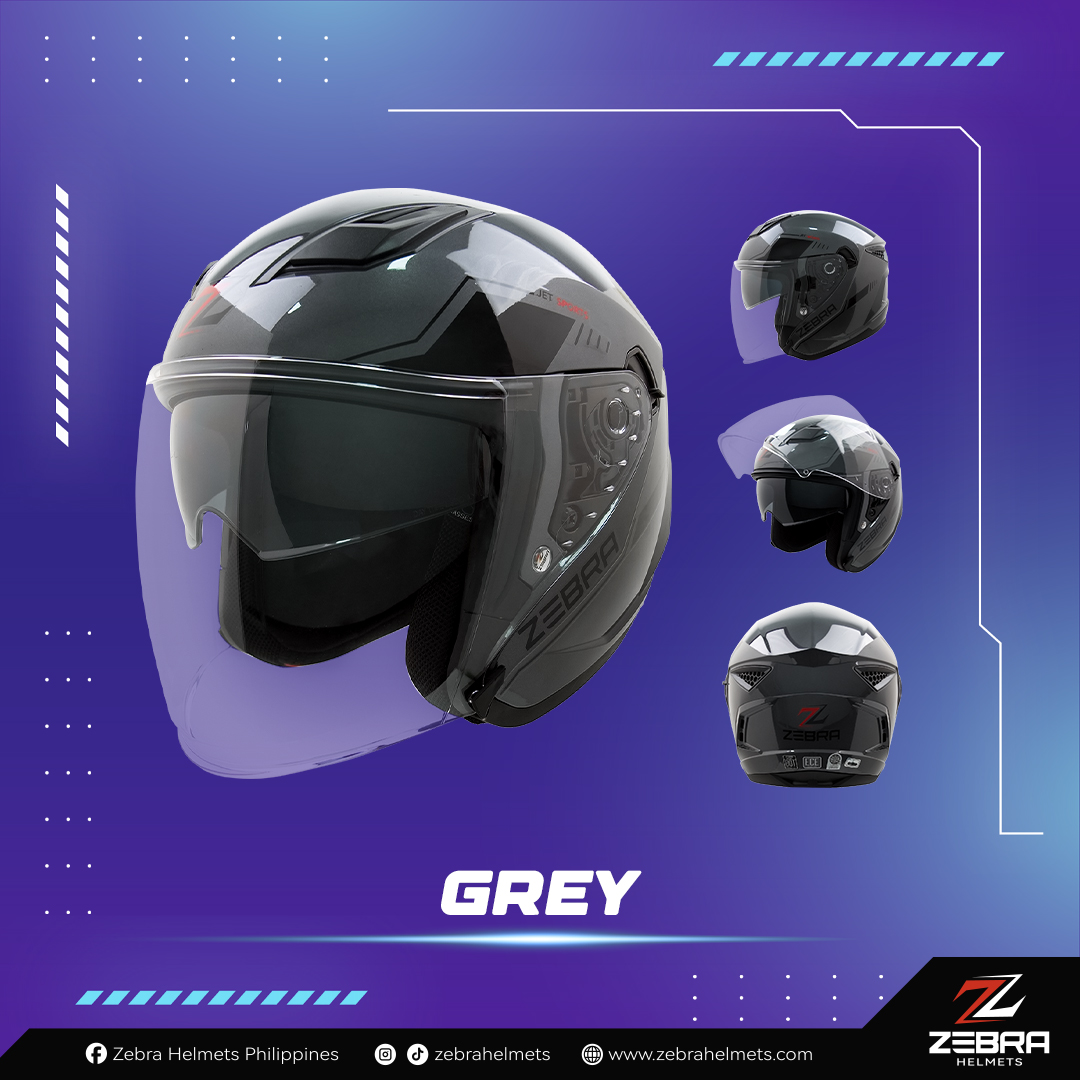 ZEBRA YM-829 Half Face Helmet For Motorcycle Dual Visor Helmet Women ...