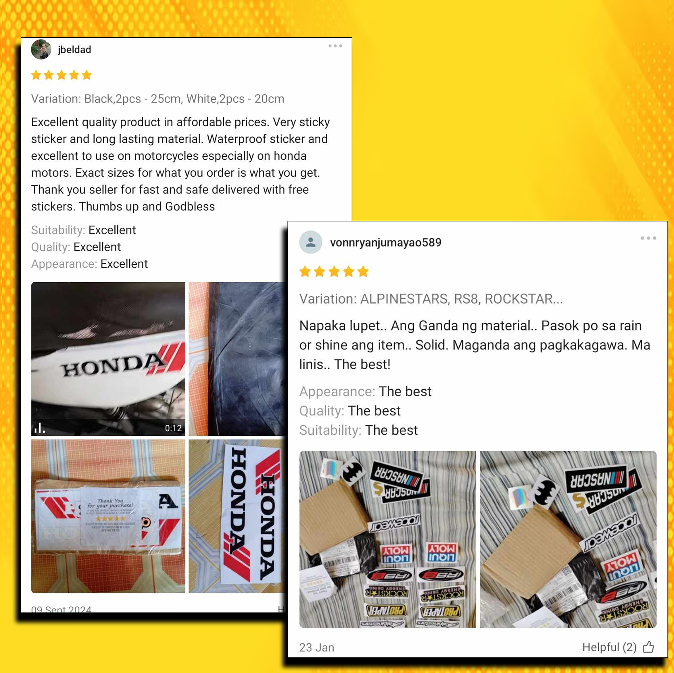 Japanese Rising Sun Sticker for Motorcycle Decal Vinyl Waterproof ...