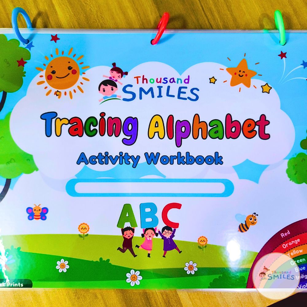 Thousand Smiles Tracing workbook for kids Alphabet Letters ABC ...