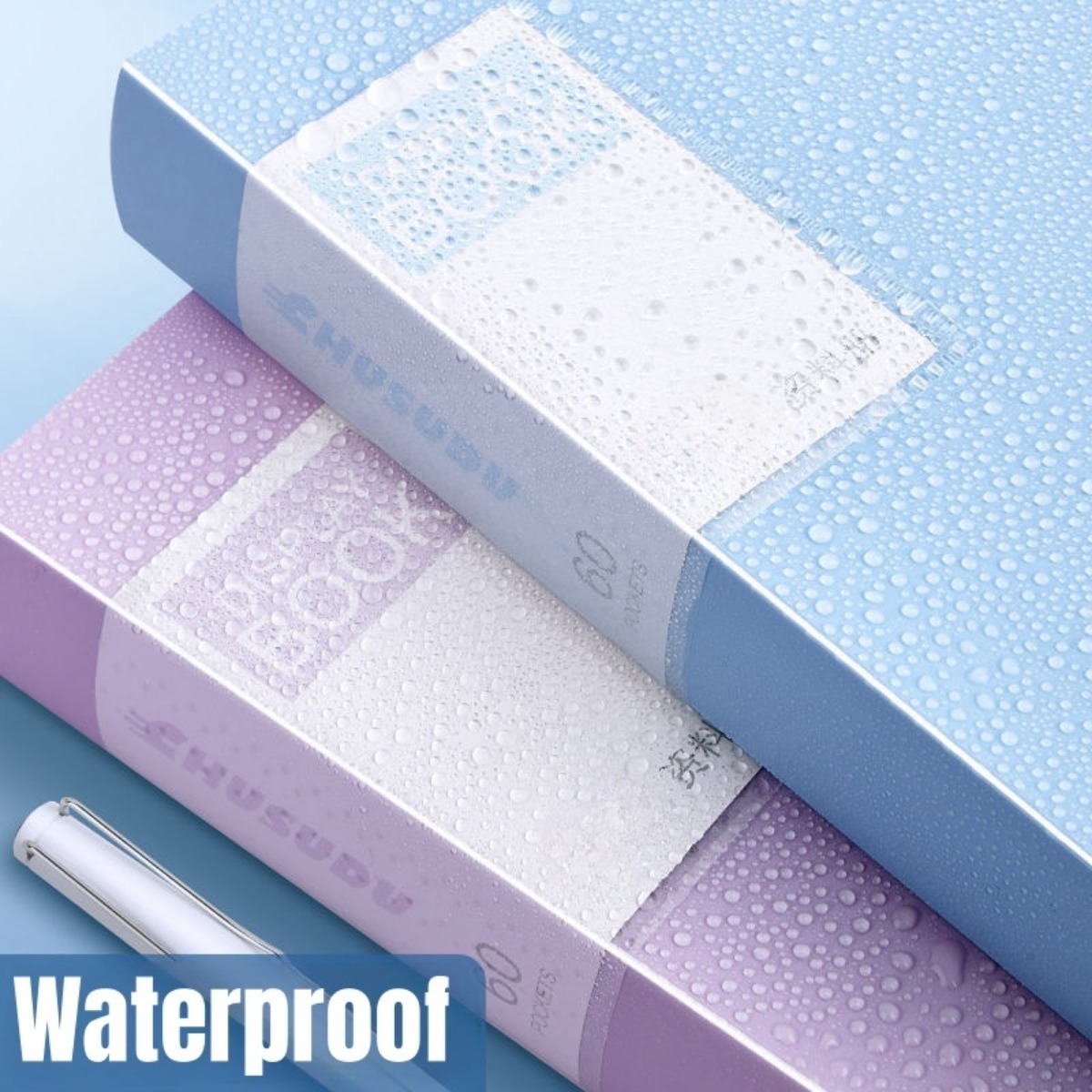 Clear Book Long File Folder Organizer Long Size 30/60/80/100 Page Bond ...