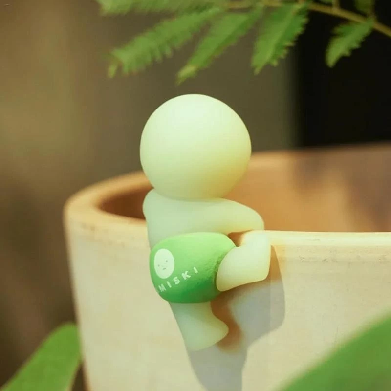 【6PCS】Sonny Angel Smiski Hippers Blind Box Mini Luminous Green Doll ...