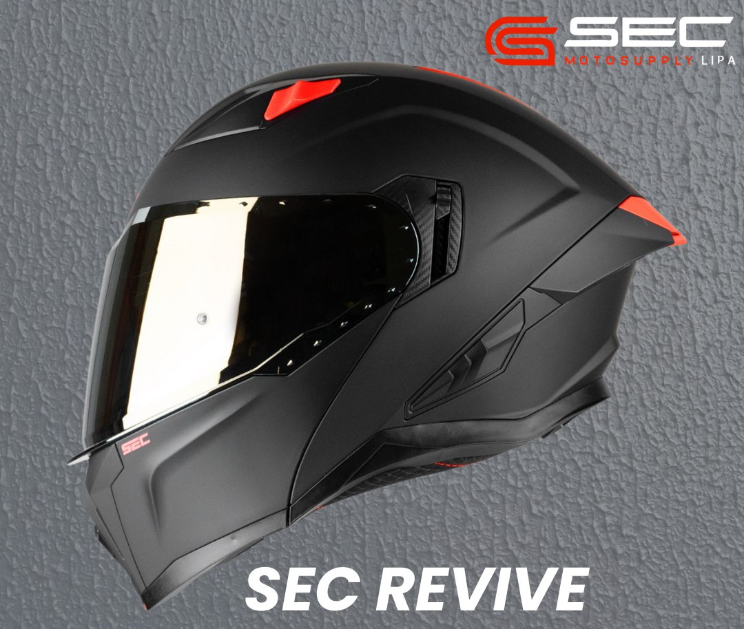 Sec Revive-2024 Solid V1 Modular Helmet dual visor | Shopee Philippines