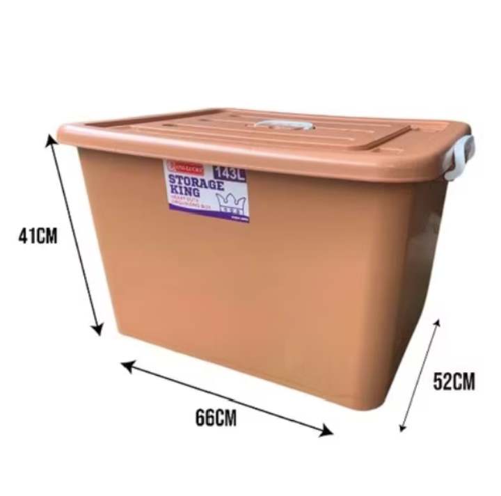 STORAGE BOX #2258 HEAVY DUTY KINGS STORAGE BOX (143 LITERS) | Shopee ...