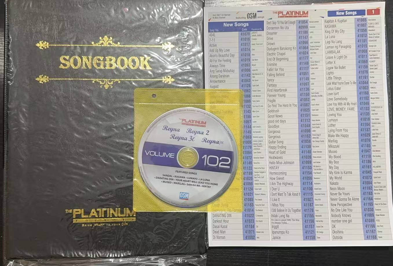 The Platinum Reyna1,Reyna2.Reyna3C/Reyna 3c .ReynaSE Update CD+Songlist+Songbook VOL102 APRIL ...