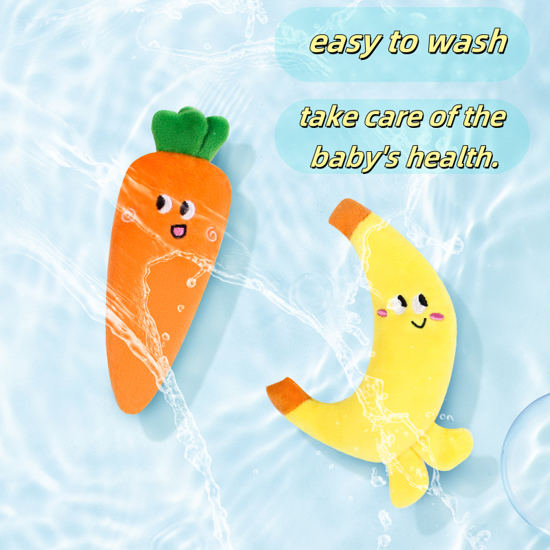 Soothing doll for baby sleep Grab & Play Veggie Plush Toys (Carrot ...