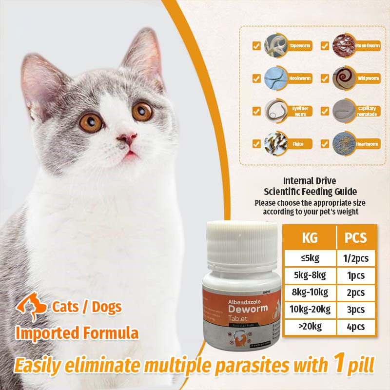 SENLOVE 20PCS Dogs Puppies Nematocide Dewormer For Dog Deworming For ...