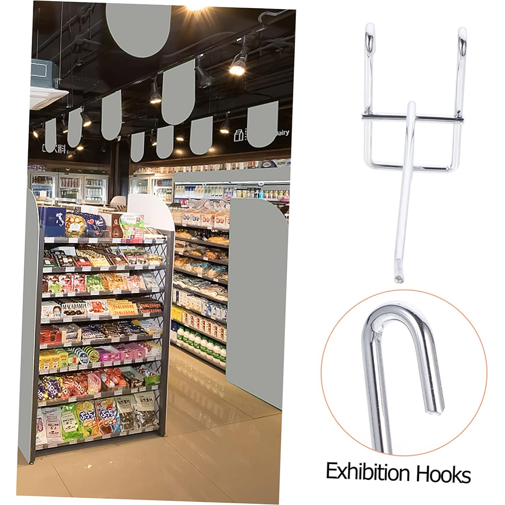 10pcs Plating Heavy Duty Screen Hooks | For Grid Wall Wire Mesh Hanging ...