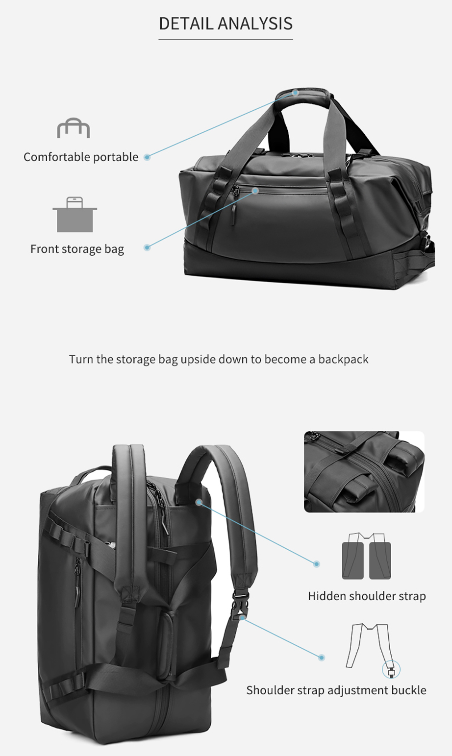 SEA CHOICE Backpack Waterproof Bag Large Capacity Backpack Durable ...