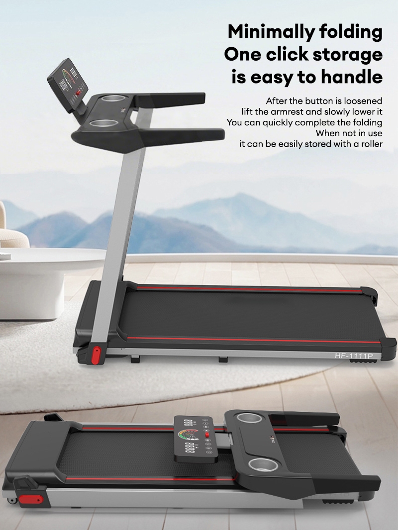 【MY-HI】Electric Treadmill Music Electric Incline Adjustment Heart Rate ...