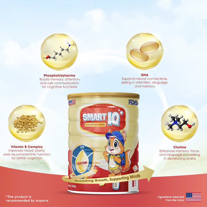 Smart IQ Milk with DHA – Milk for Kid With Autism & Speech Delay ...