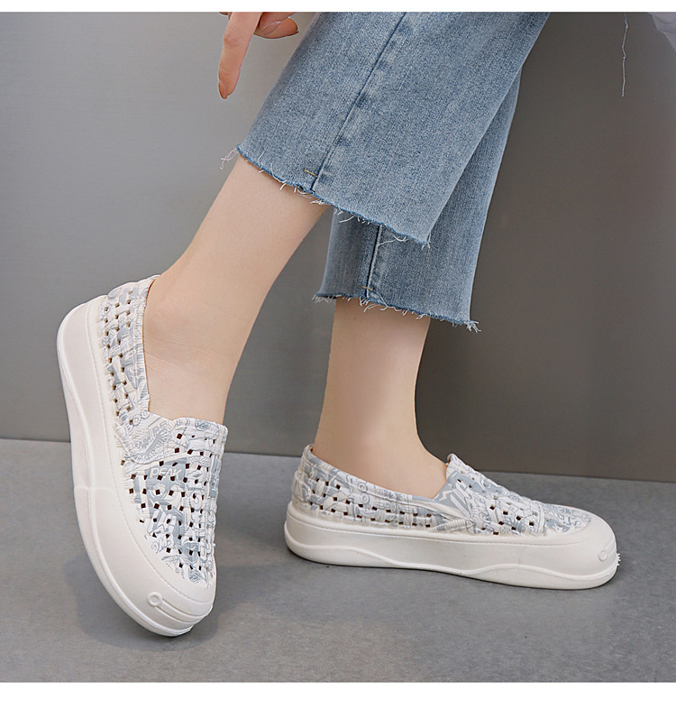 LYS Summer anti-slip breathable rubber beach shoes hole shoes for women ...