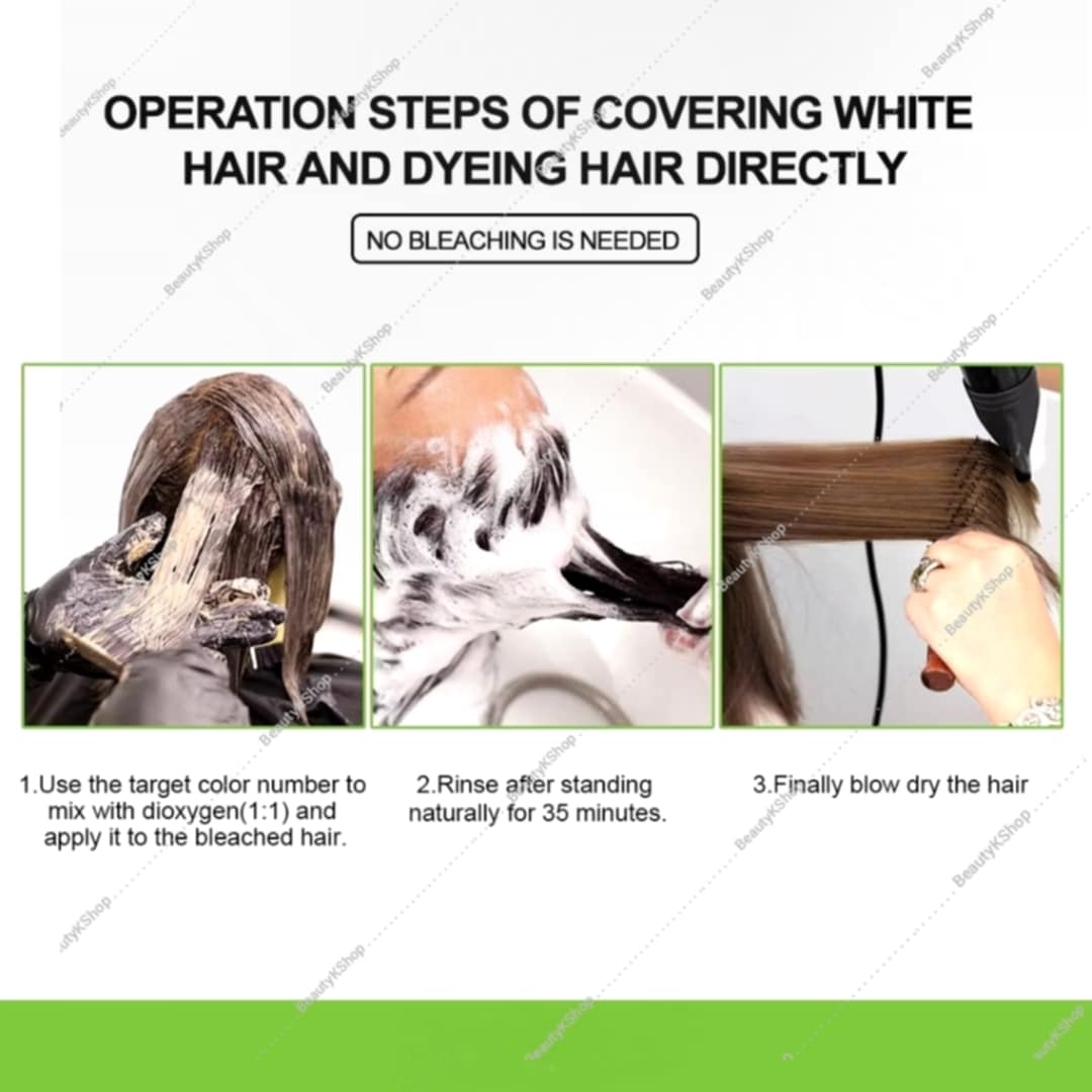 Honey Tea Brown 6.17 Hair Color Hair Dye 100ml | Shopee Philippines