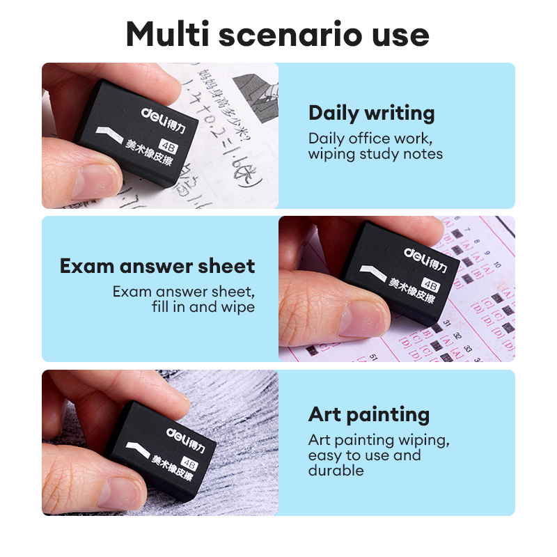 Deli PVC Mini Eraser Black VP175 | Shopee Philippines