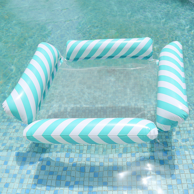 Floating Water Hammock Float Lounger Water Inflatable Floating Bed Pool ...