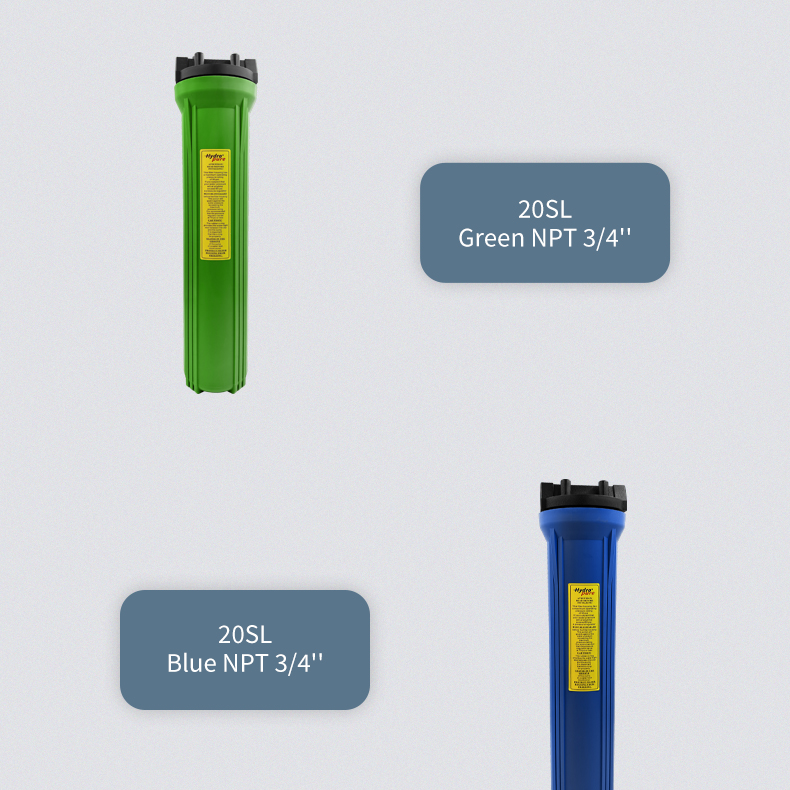 Hydropure Housing 20Slim Blue Green pitcher 20SL 20x2.75 inch free ...