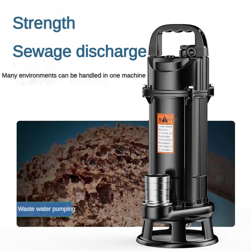 Submersible Sewage Pump High Lift Water Booster Pump Cutting Type ...