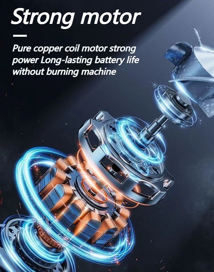 Cordless Electric Fan Portable Fan 8 inch Rechargeable Fan Outdoor ...