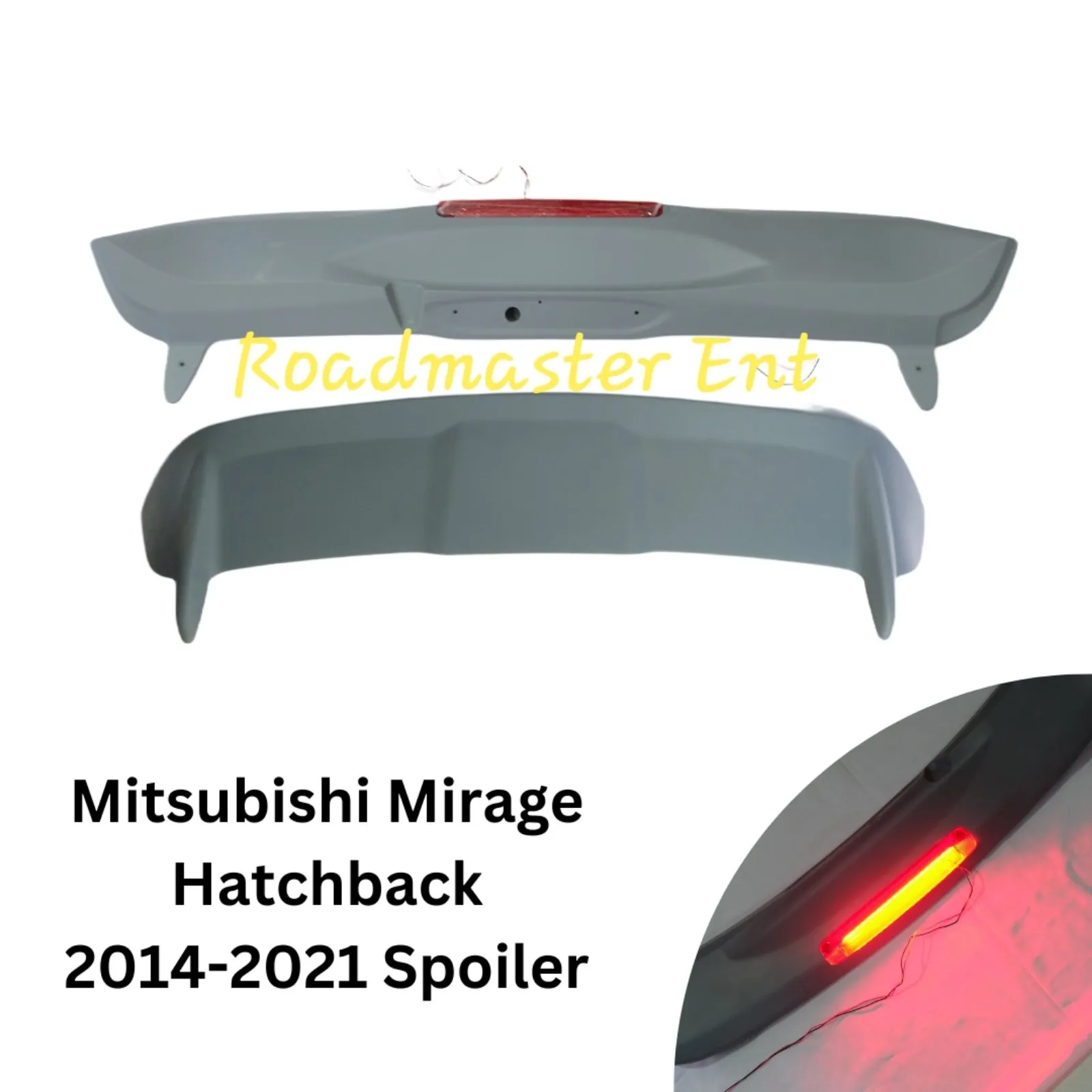 Mitsubishi Mirage Hatchback 2013 to 2025 WY-021 OEM Spoiler with Brake ...