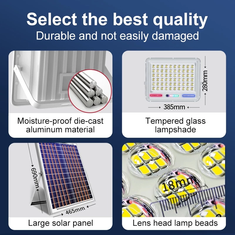 OOKAS Ultra Mini-Led Solar Light Outdoor Waterproof Solar Flood Light ...