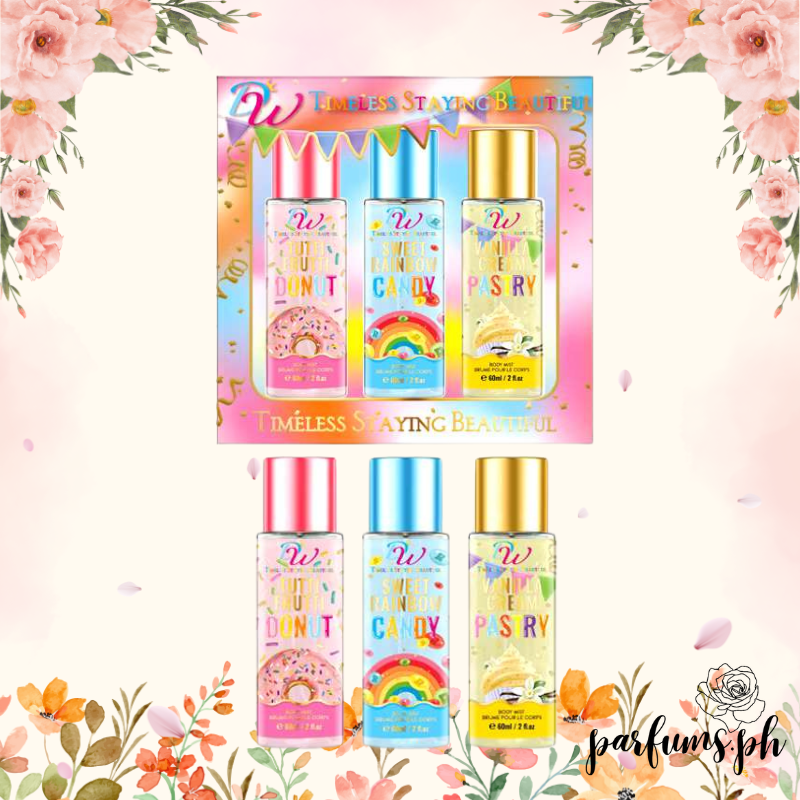 DW 3in1 Perfume Set Perfume for Women Long Lasting Body Mist 60mL*3 ...