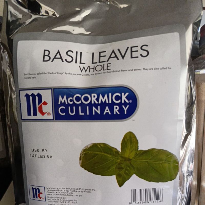McCormick Basil Leaves Whole 300g [ Fast Shipping ] | Shopee Philippines