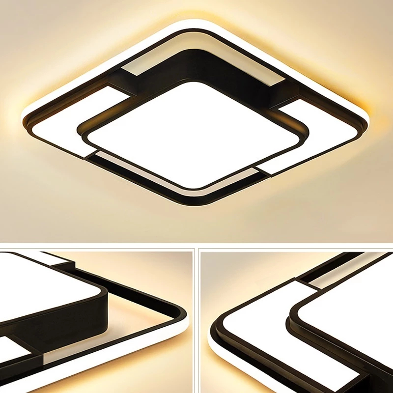 Ceiling Light 3 Color Ceiling Lamp Control Dimmable Living Room Bedroom ...